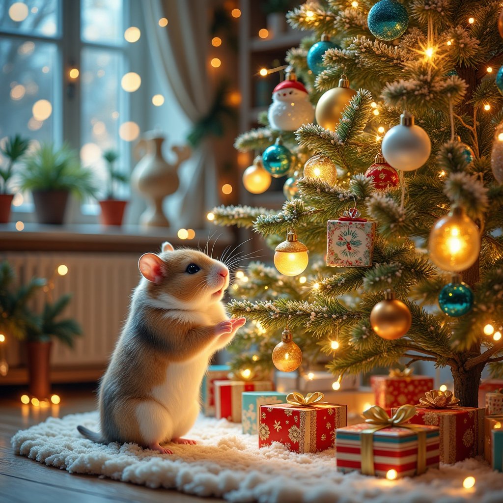 Hamster Christmas - Free AI Art by spinat | Tensor.Art | Tensor.Art