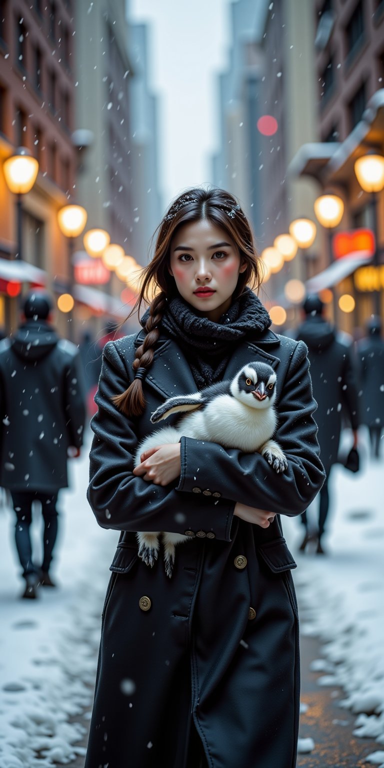 Winter's charm descends upon t | image created by Azzeccaza | Tensor.Art