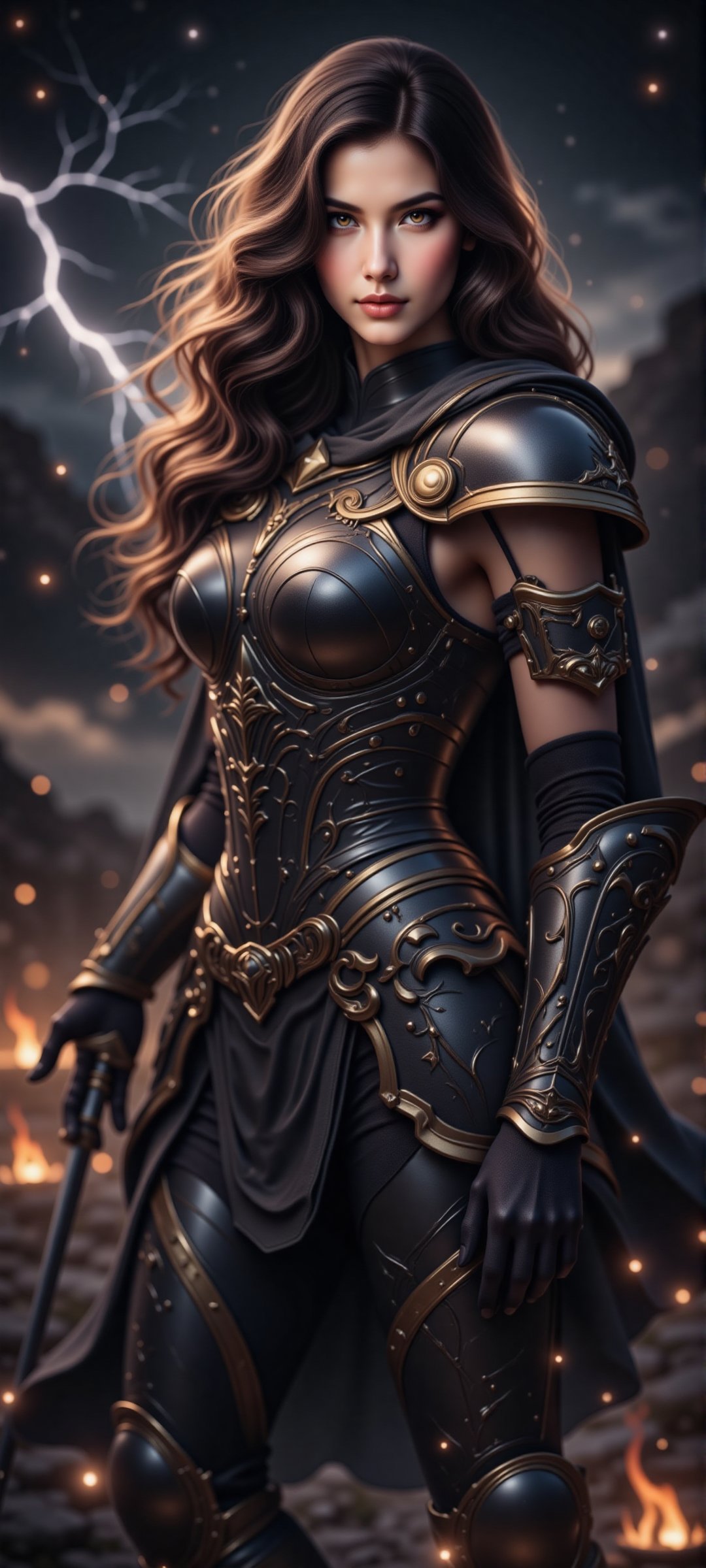 A powerful female warrior - Free AI Image | Tensor.Art | Tensor.Art