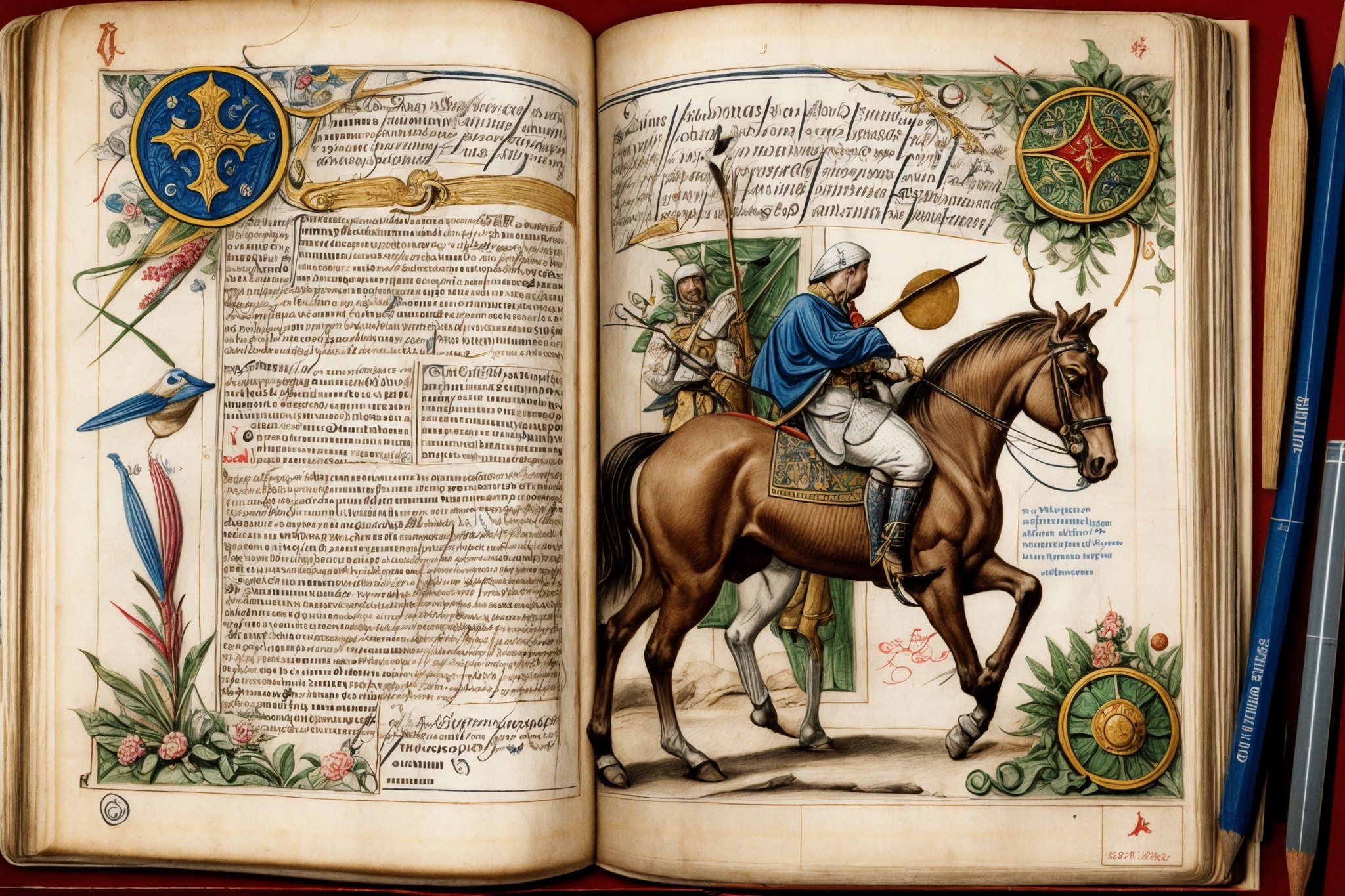 illustrations medieval soldier | image created by panda | Tensor.Art