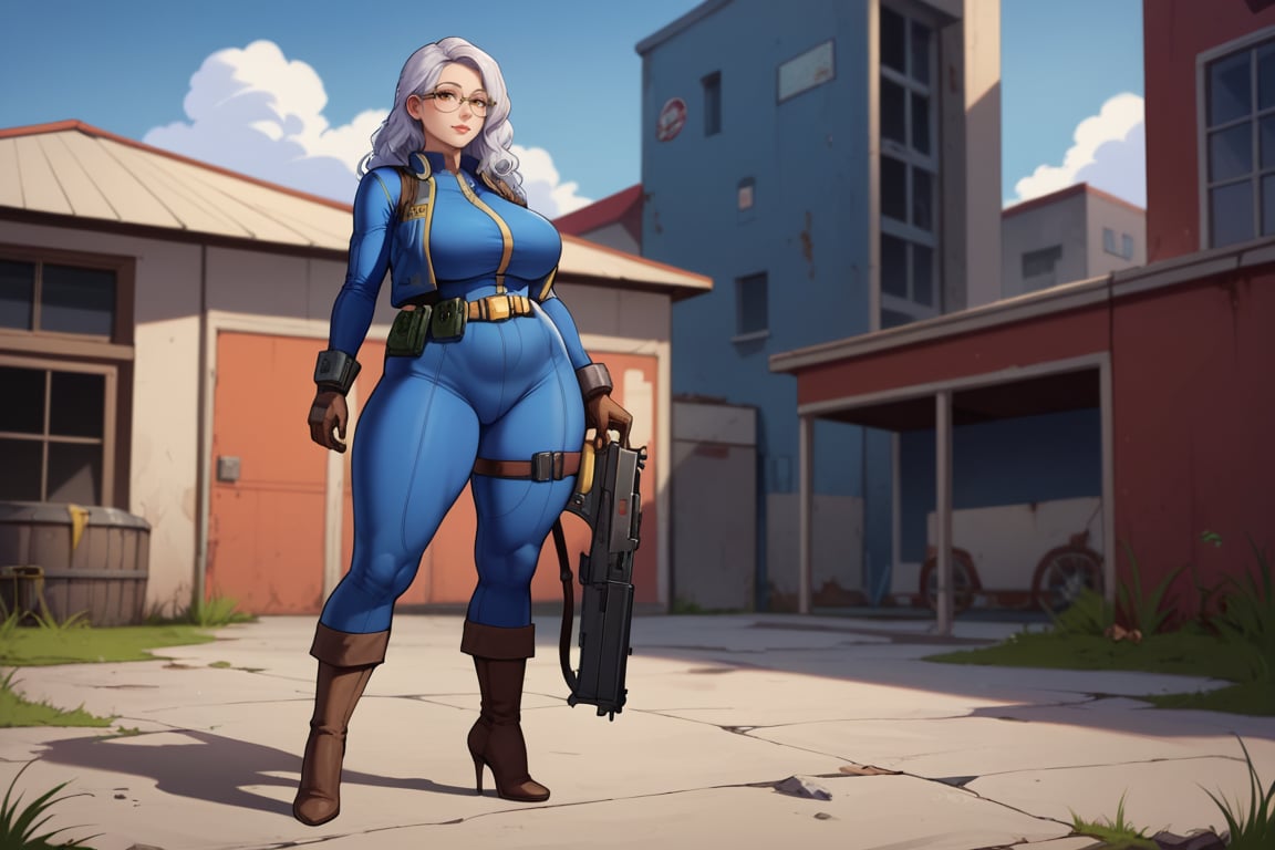 Vault Girl Silver | image created by Sigma616 | Tensor.Art