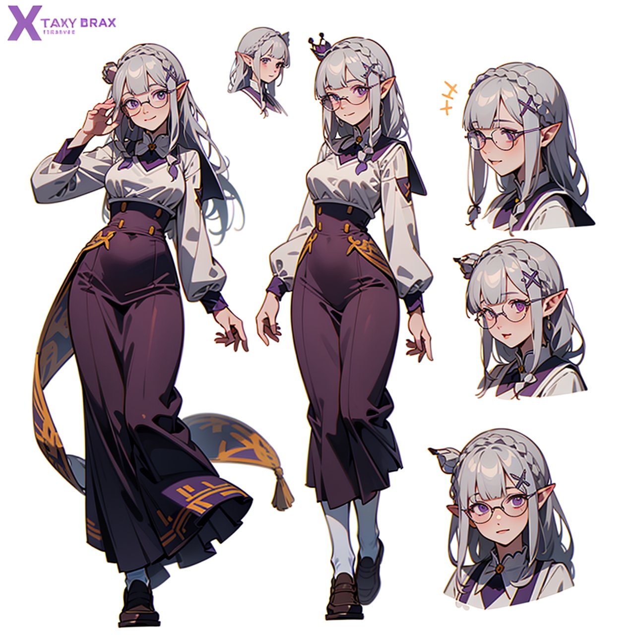 Teacher Emilia | image created by Thasar | Tensor.Art
