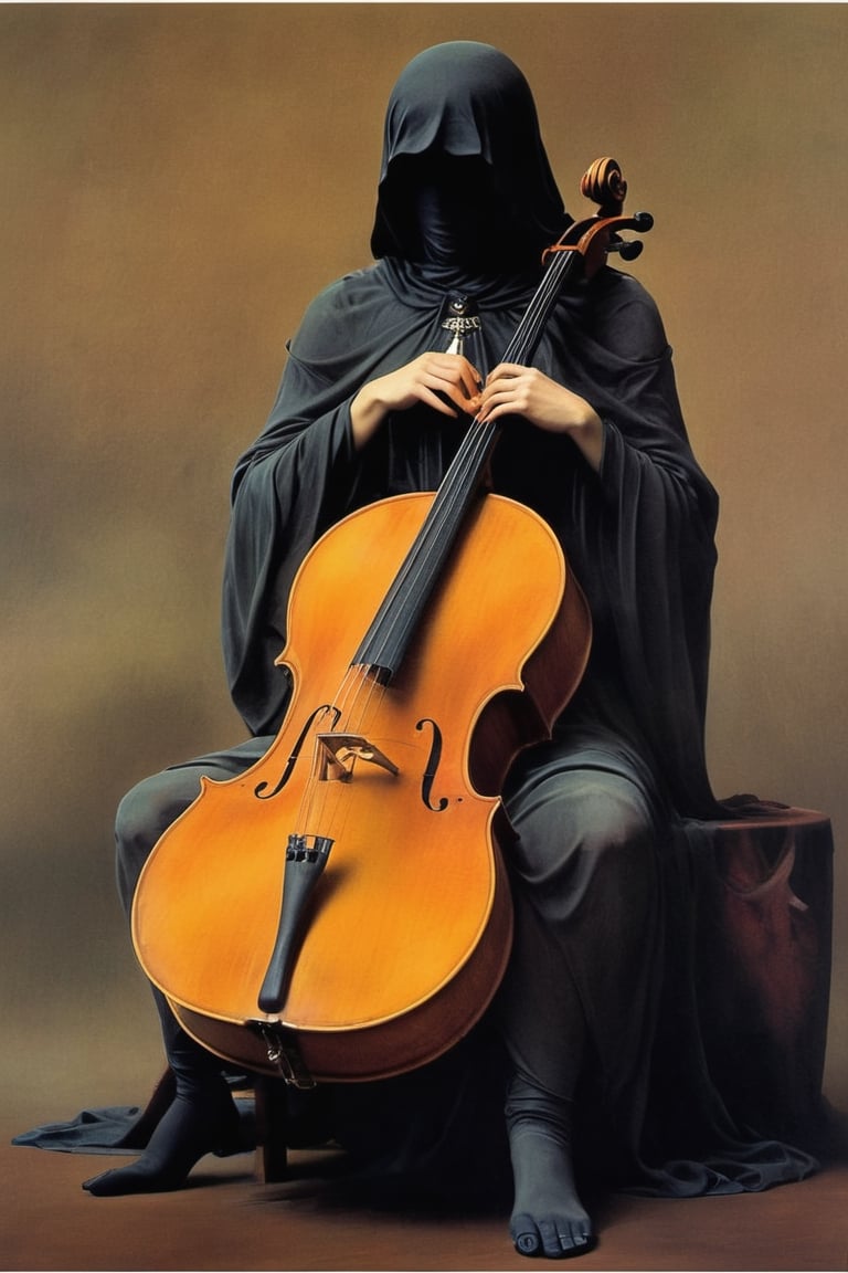 (((Iconic Lady in with cello d | image created by mal2 | Tensor.Art