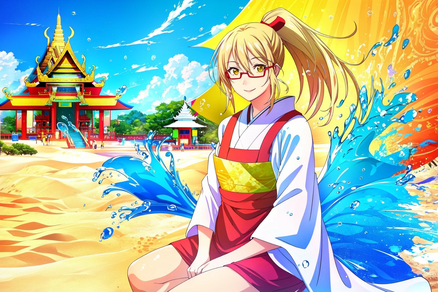 Uka no Mitama no Kami (Inari K | image created by UthaiYama | Tensor.Art