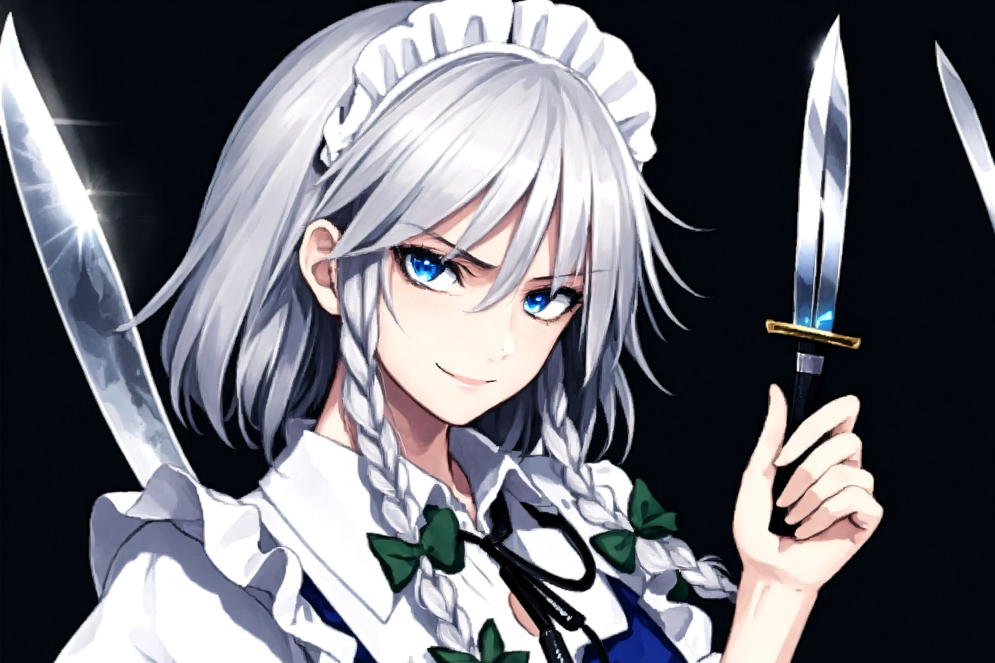 Sakuya Izayoi (Touhou Project) | image created by UthaiYama | Tensor.Art