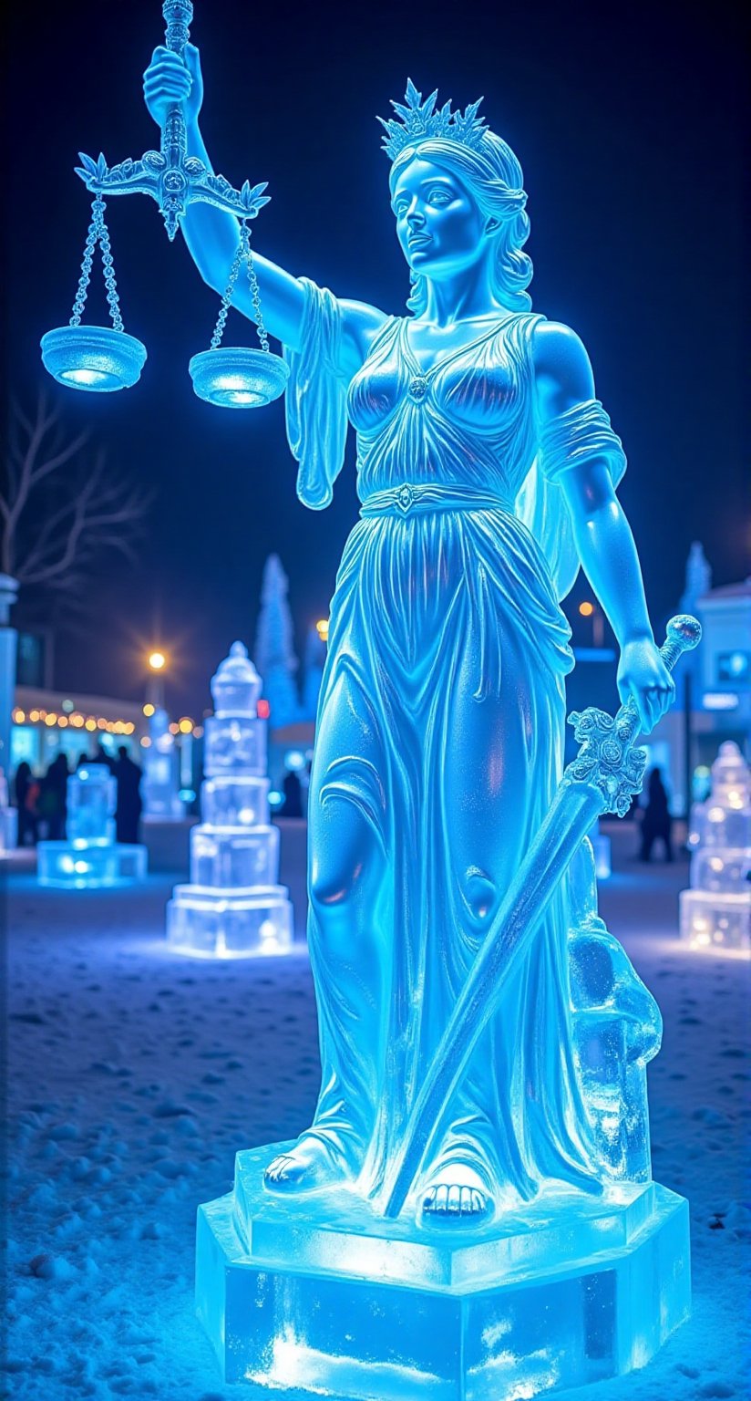 Ice sculpture | image created by thal | Tensor.Art