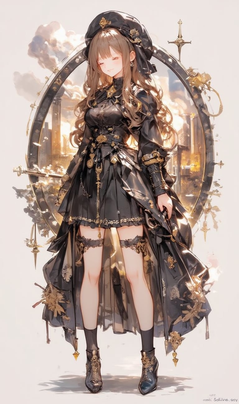 A smiling, open-mouthed girl w | image created by kei | Tensor.Art