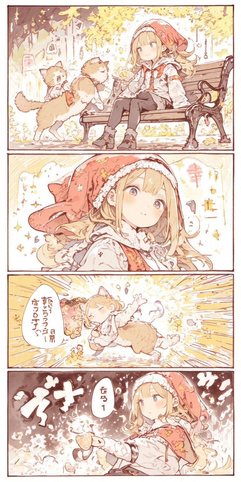 Daily theme: Yonkoma manga | image created by kei | Tensor.Art