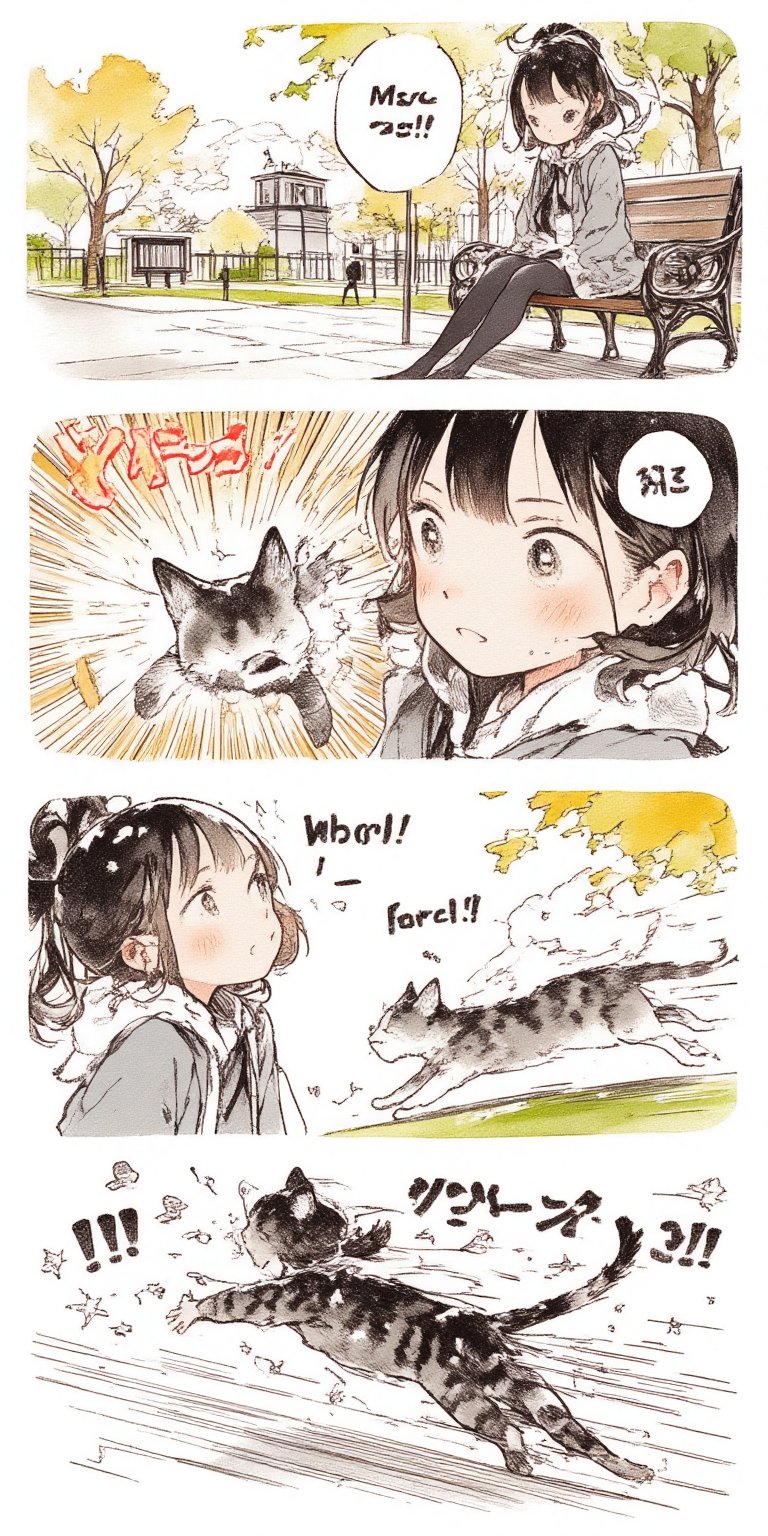 Daily theme: Yonkoma manga | image created by kei | Tensor.Art