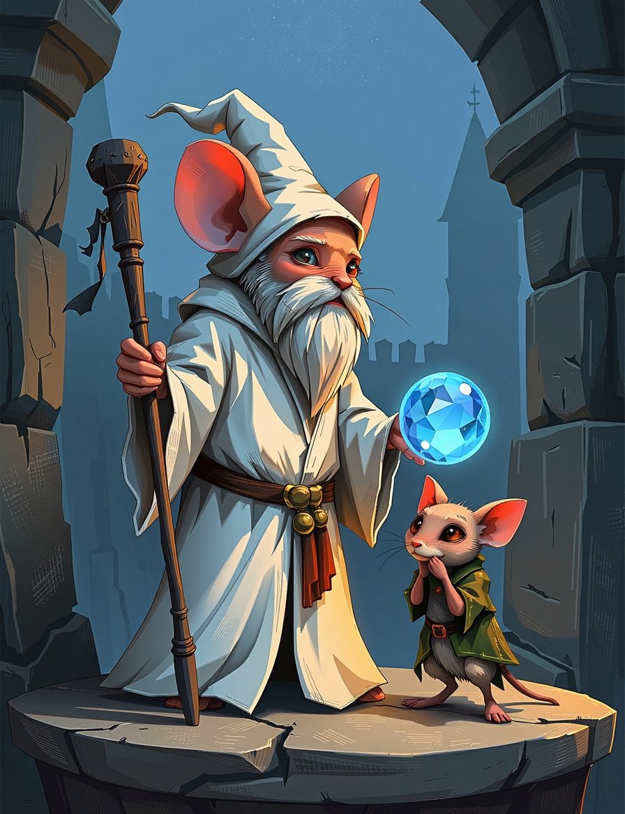 Lord of the Mice | image created by Crystalballmech | Tensor.Art