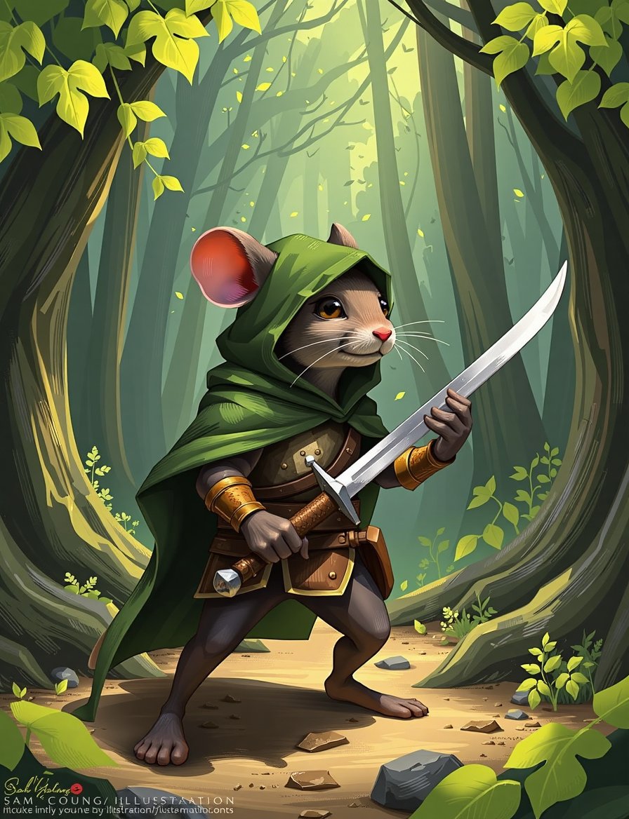 Lord of the Mice | image created by Crystalballmech | Tensor.Art