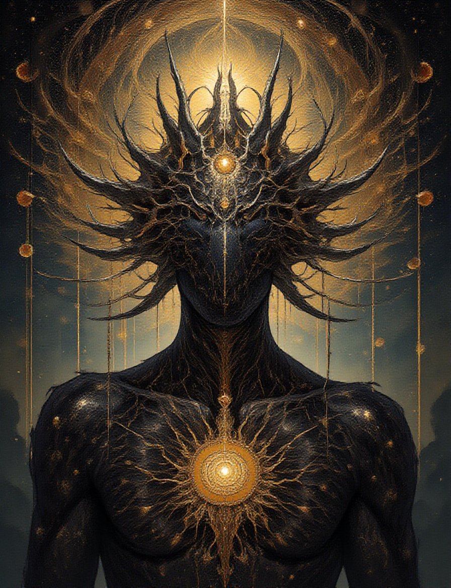 head and shoulders portrait, a | image created by Crystalballmech ...