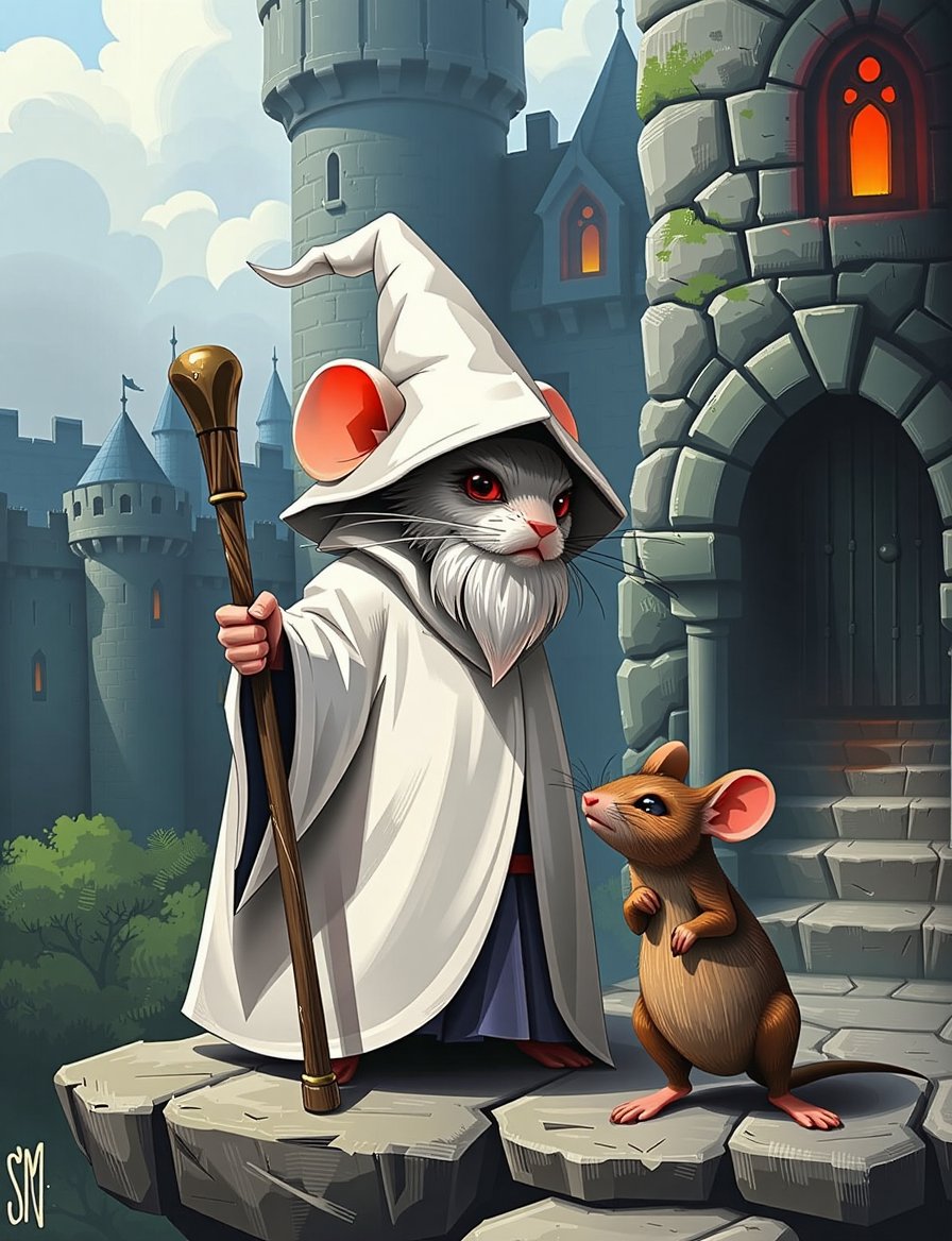 Lord of the Mice | image created by Crystalballmech | Tensor.Art