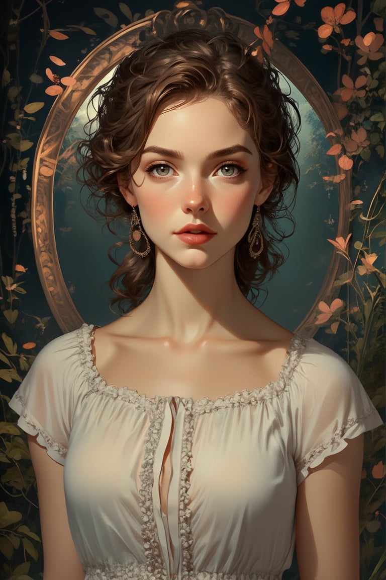 a flat picture with vangogh te | image created by Wolf_Dz | Tensor.Art