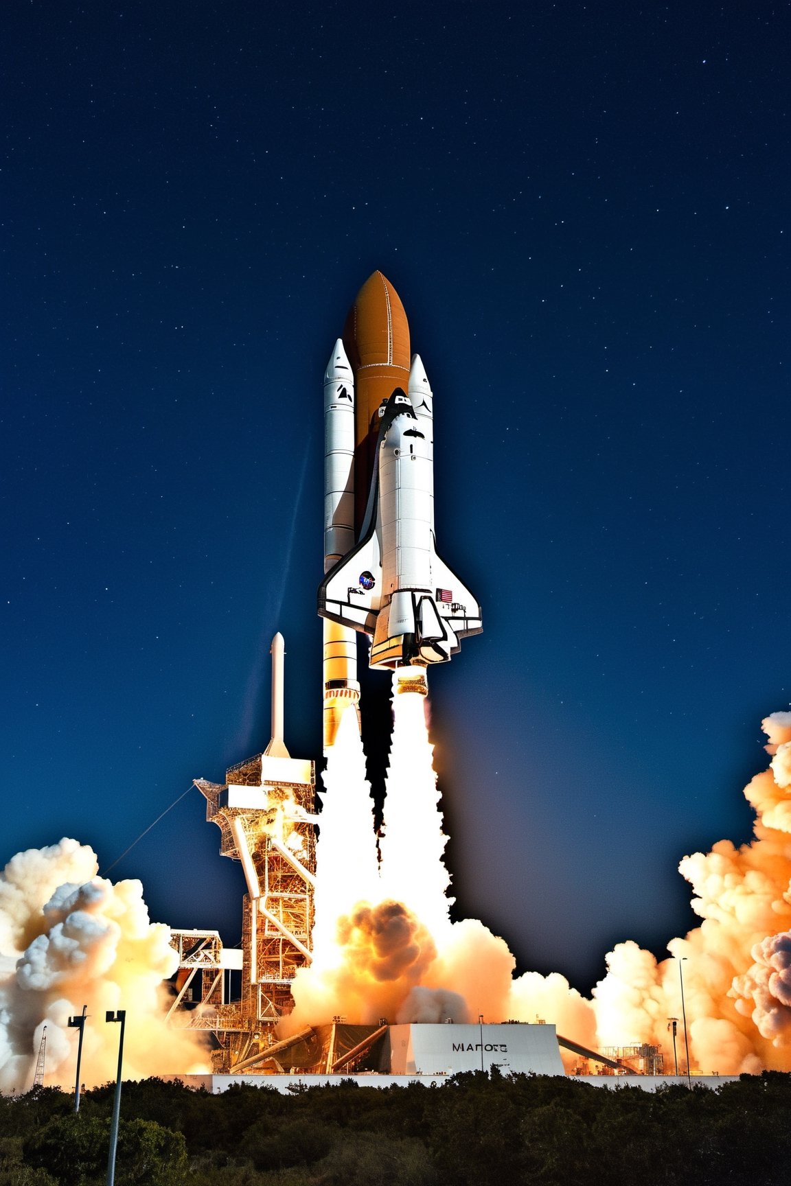 1 space shuttle is launching F | image created by user ...