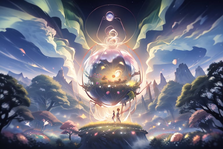 A lush planet teeming with vib | image created by Fabiola | Tensor.Art