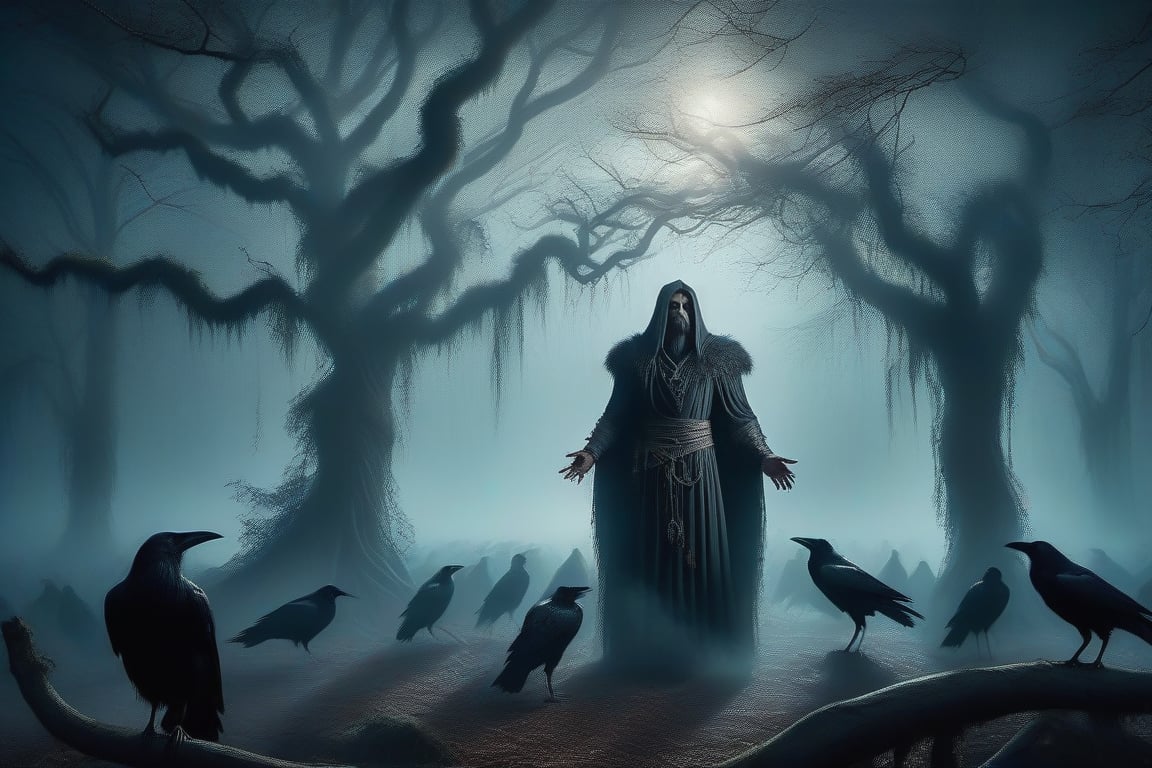 A heretic of evil stands tall | image created by Fabiola | Tensor.Art