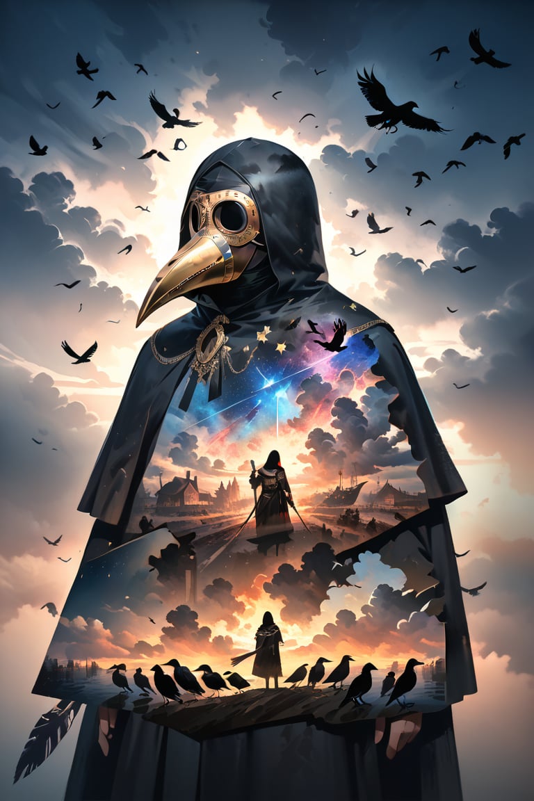 A plague doctor,crows , parody | image created by ouo” | Tensor.Art