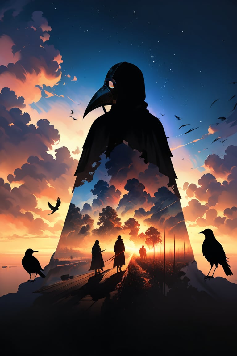 A plague doctor,crows , parody | image created by ouo” | Tensor.Art