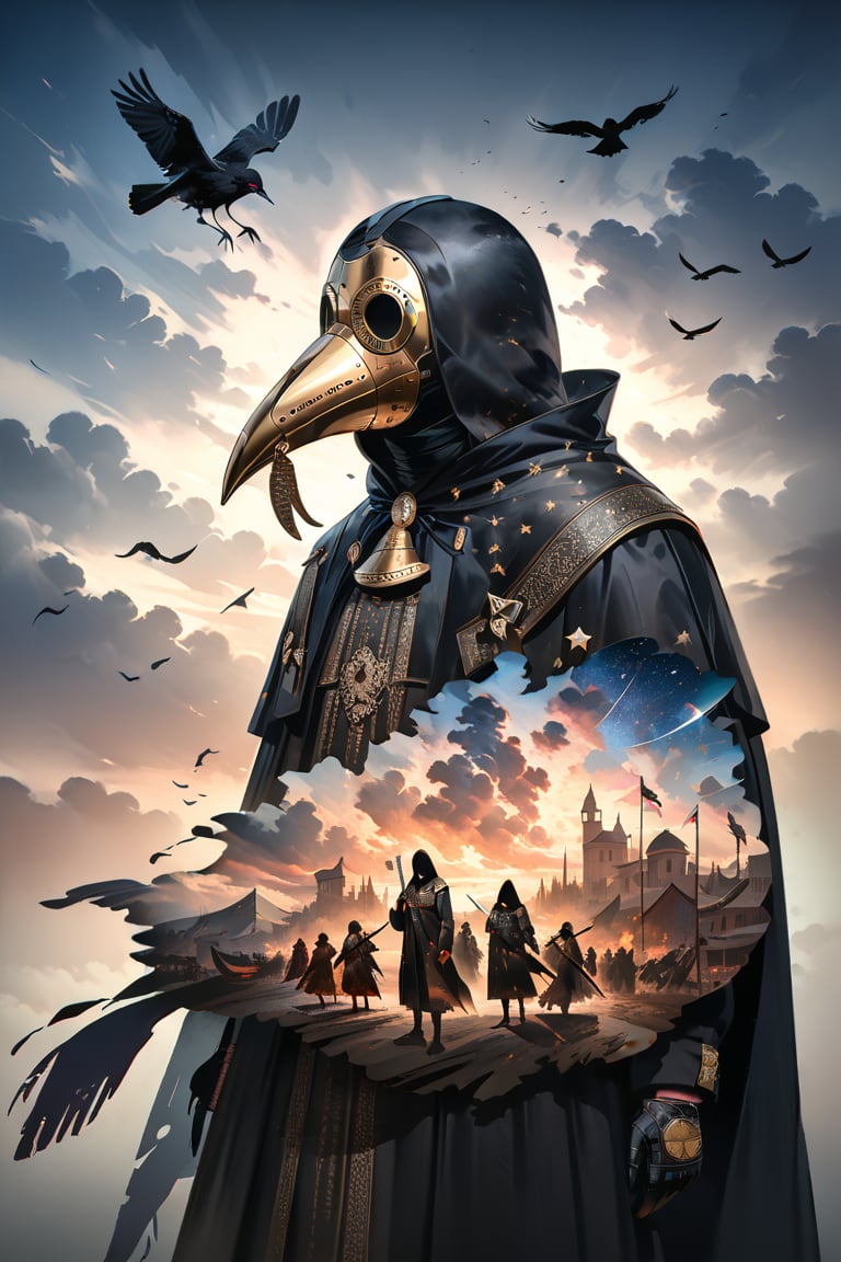 A plague doctor,crows , parody | image created by ouo” | Tensor.Art