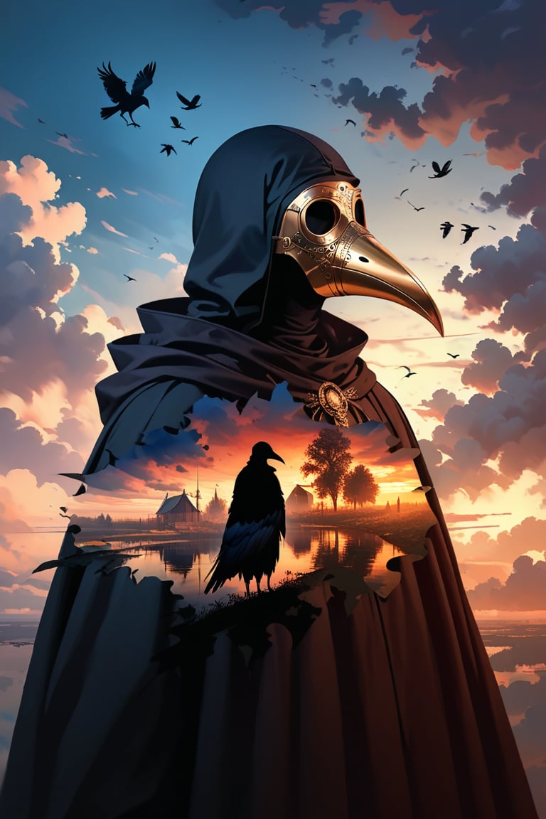 A plague doctor,crows , parody | image created by ouo” | Tensor.Art