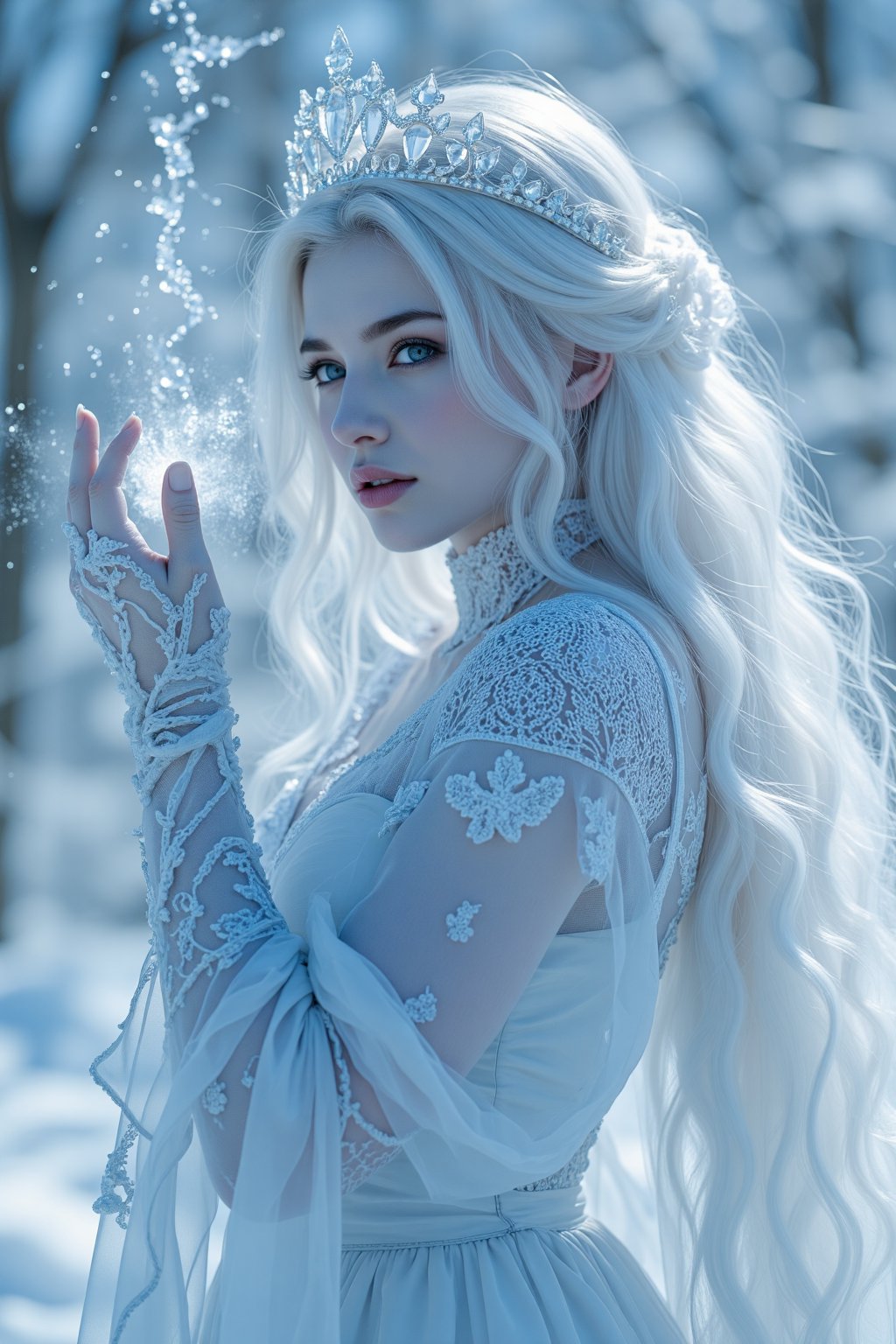 Snow Princesss. | image created by user_669469313048138829 | Tensor.Art