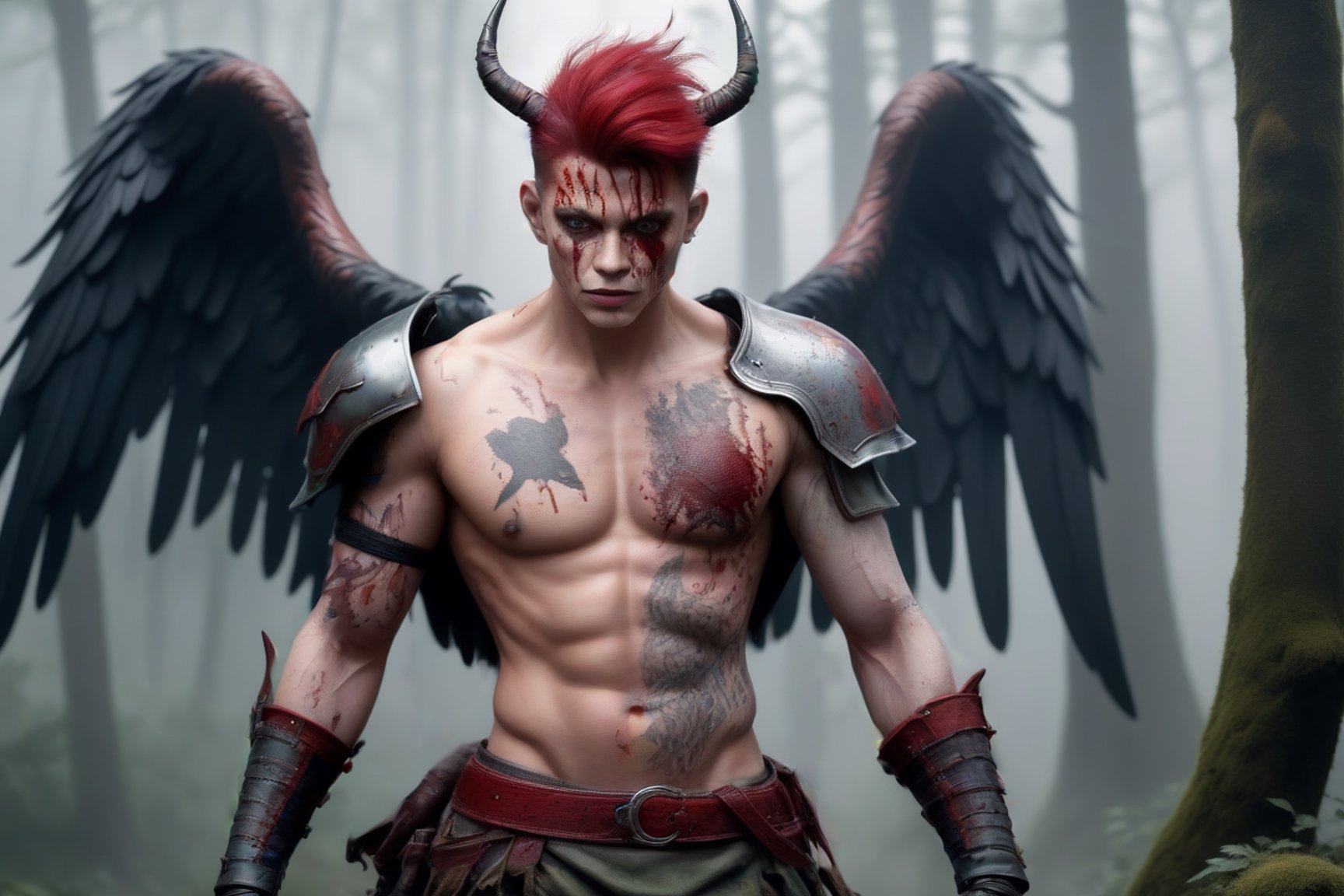 Battle Angel Of The Forest 1 | image created by Druvv | Tensor.Art