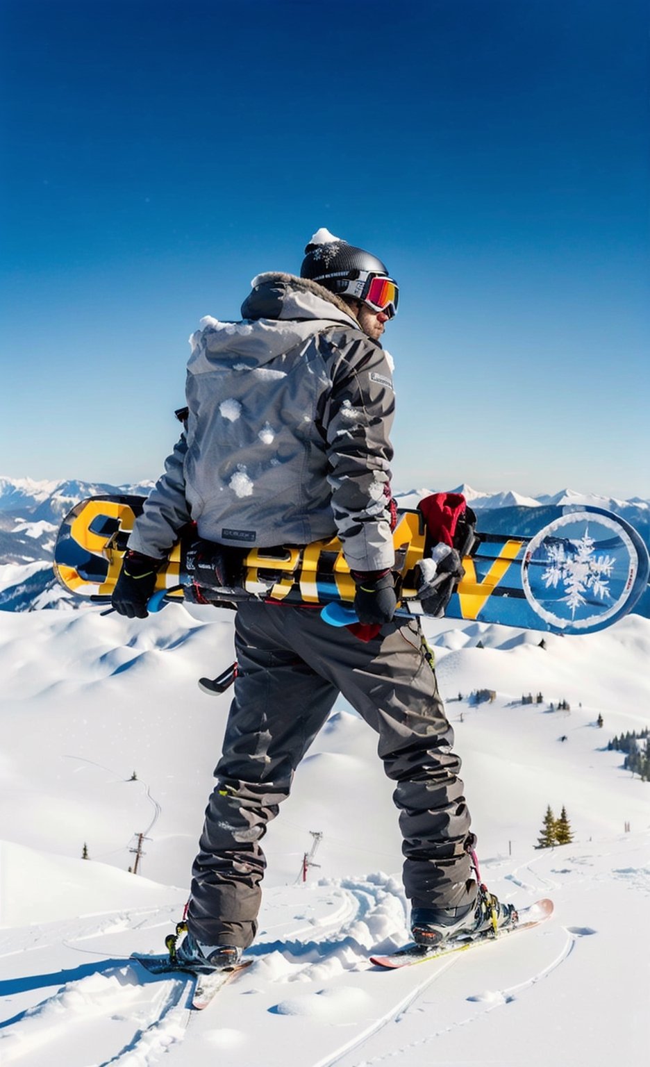 Back view, telephoto lens, ful | image created by user ...