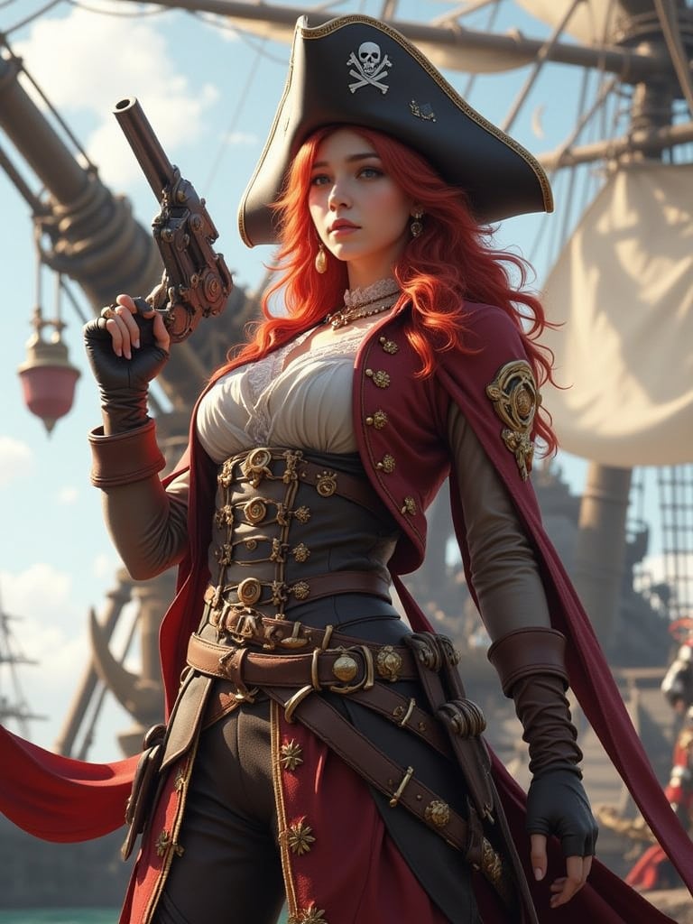 Pirat girl | image created by user_673077300324996366 | Tensor.Art