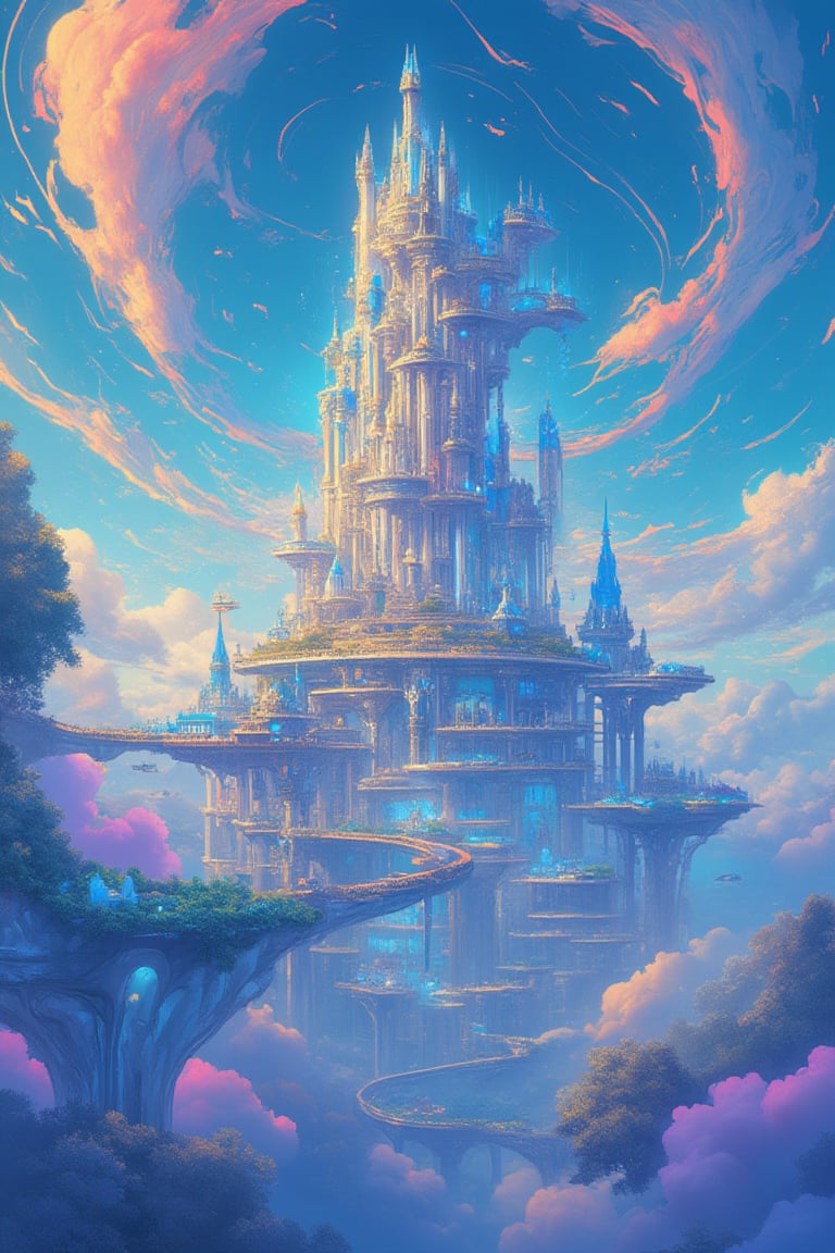 An ultra-high definition skysc | image created by KlahanTH | Tensor.Art