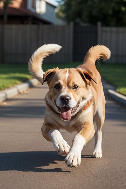 dog with 2 tails | image created by technosloth | Tensor.Art