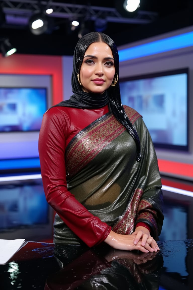 (wet clothes, wet hair, wet fa | image created by user ...