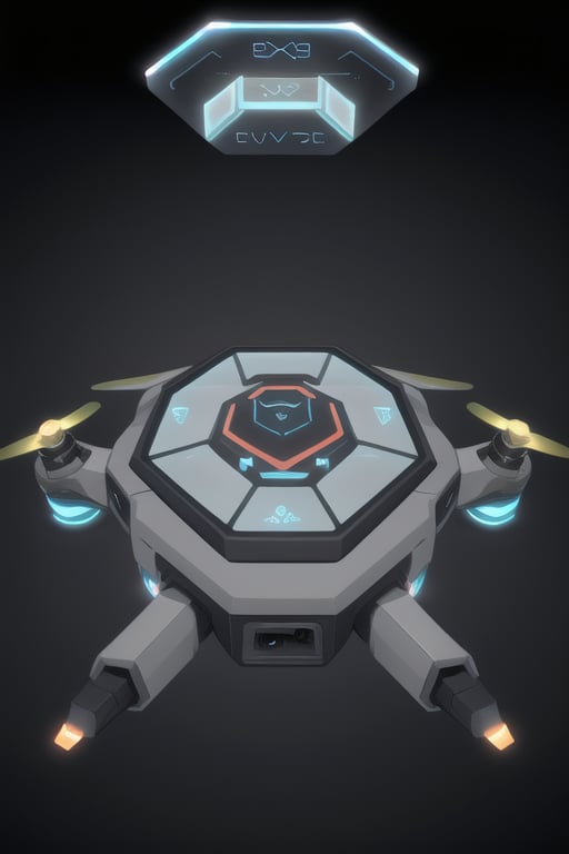 An advanced drone designed to | image created by user ...