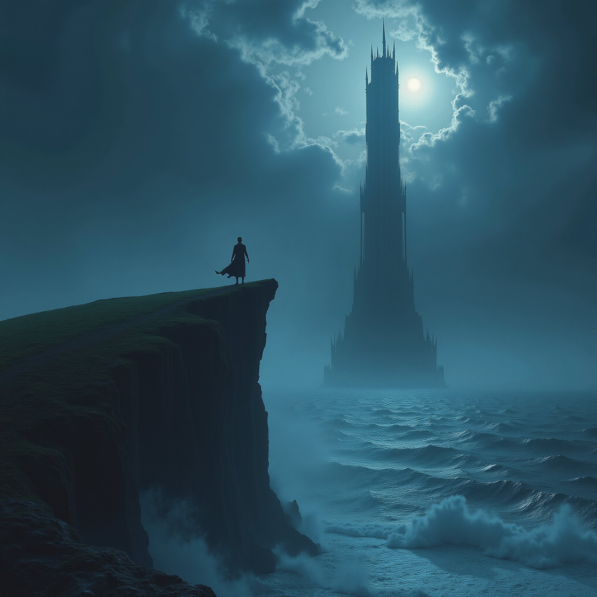 surreal, mystical landscape wi | image created by johnychimpo | Tensor.Art
