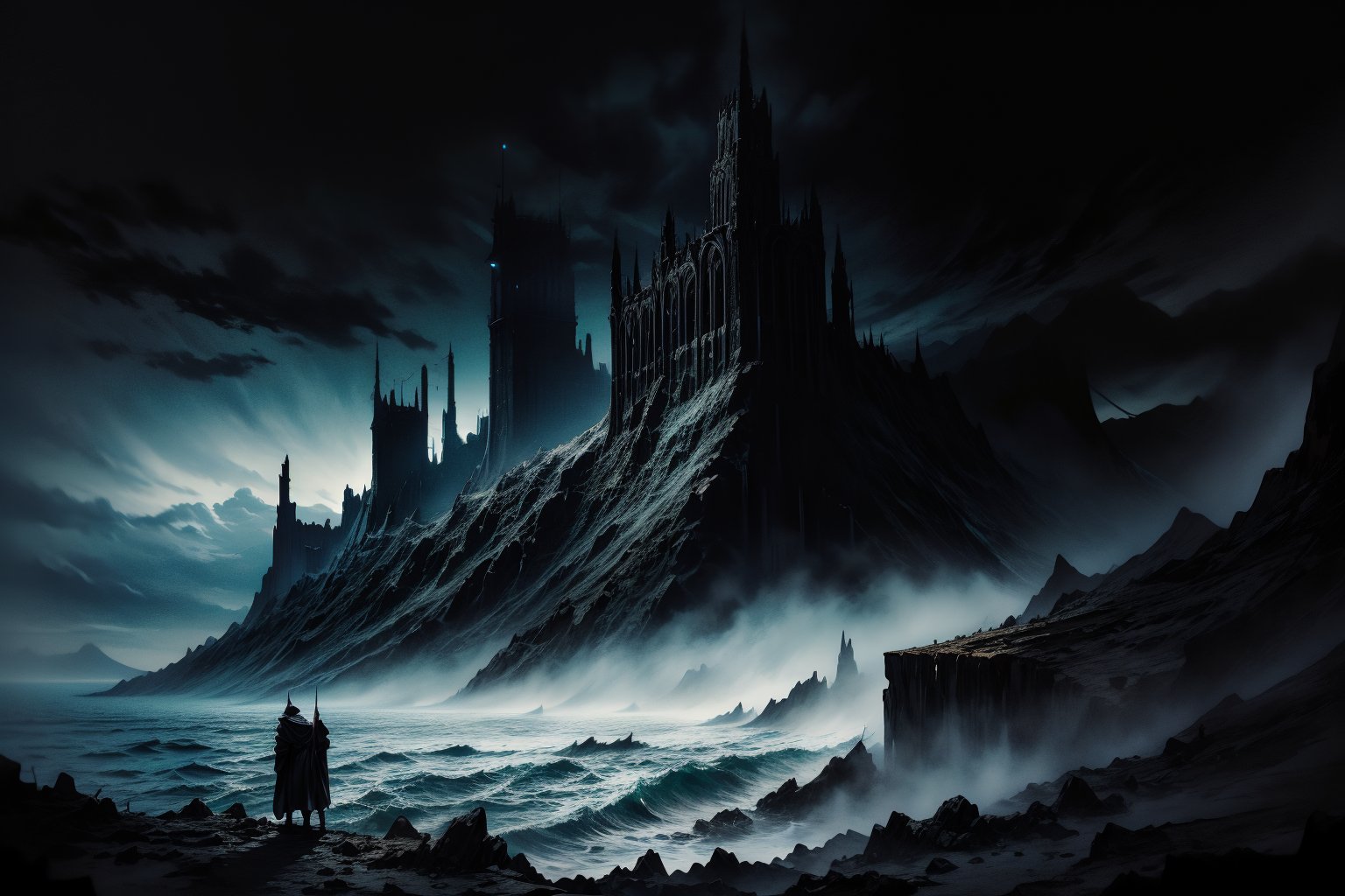 A mystifying scene unfolds on | image created by johnychimpo | Tensor.Art