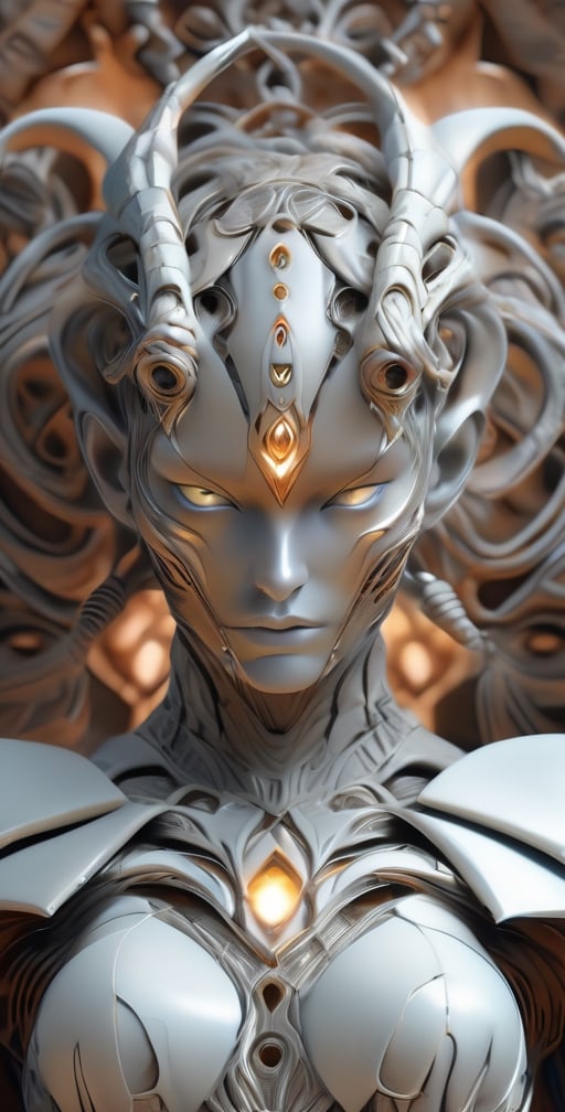 1 beautiful female demon, 3D e | image created by Pronpoj Pinyoying ...