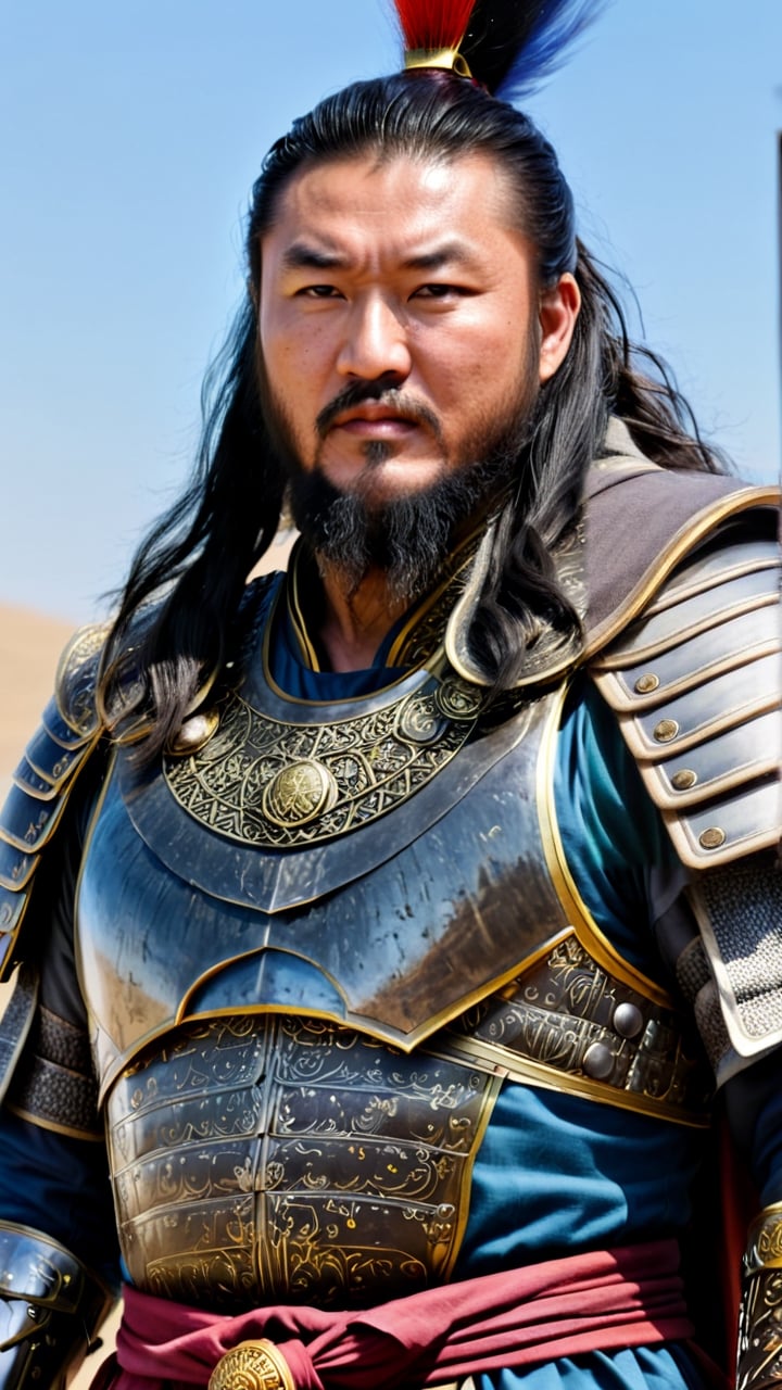 1man,solo,Genghis Khan ,f - Free AI Image | Tensor.Art | Tensor.Art