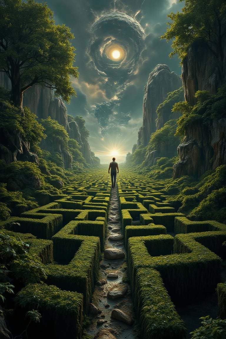 Traverse arafed image of a man | image created by Mrcajota | Tensor.Art