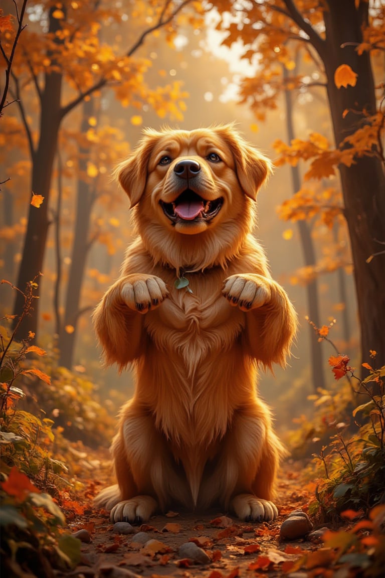 A cartoonish giant dog with ex | image created by Mrcajota | Tensor.Art