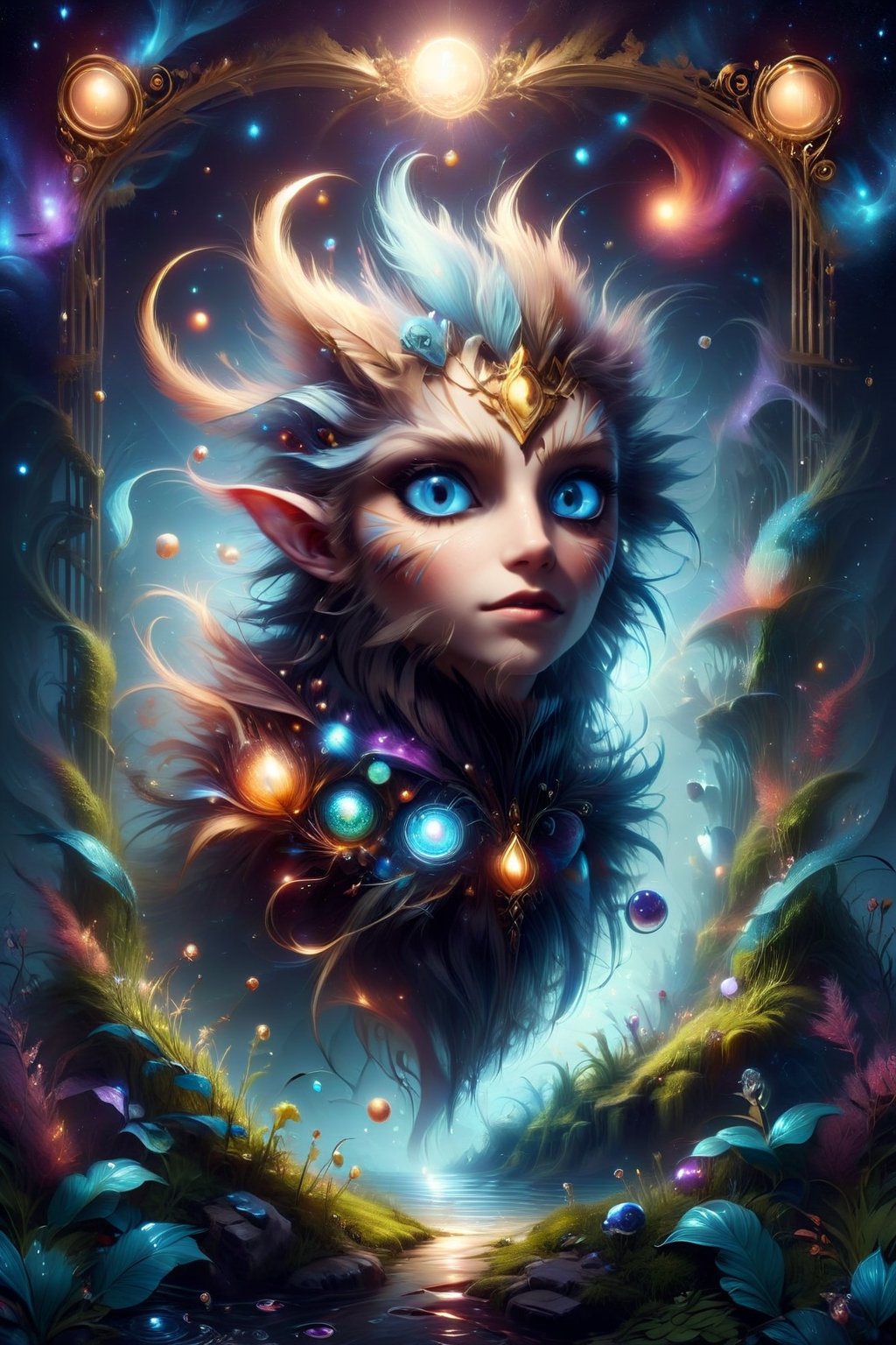 Tarot card "The Fool" Pattern, | image created by Tora Gen. | Tensor.Art