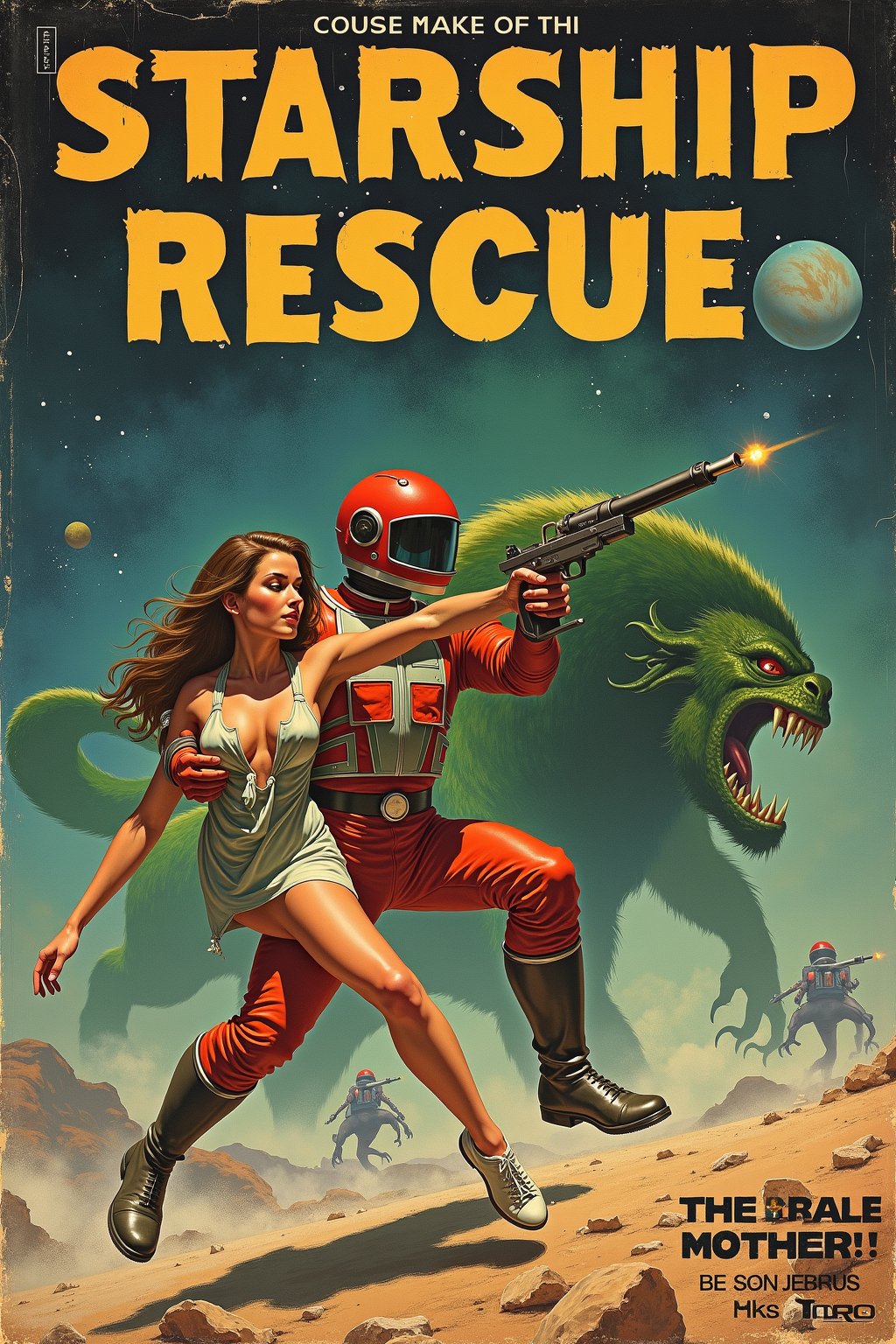 FLUX pulp magazine cover | image created by DG-Ai | Tensor.Art