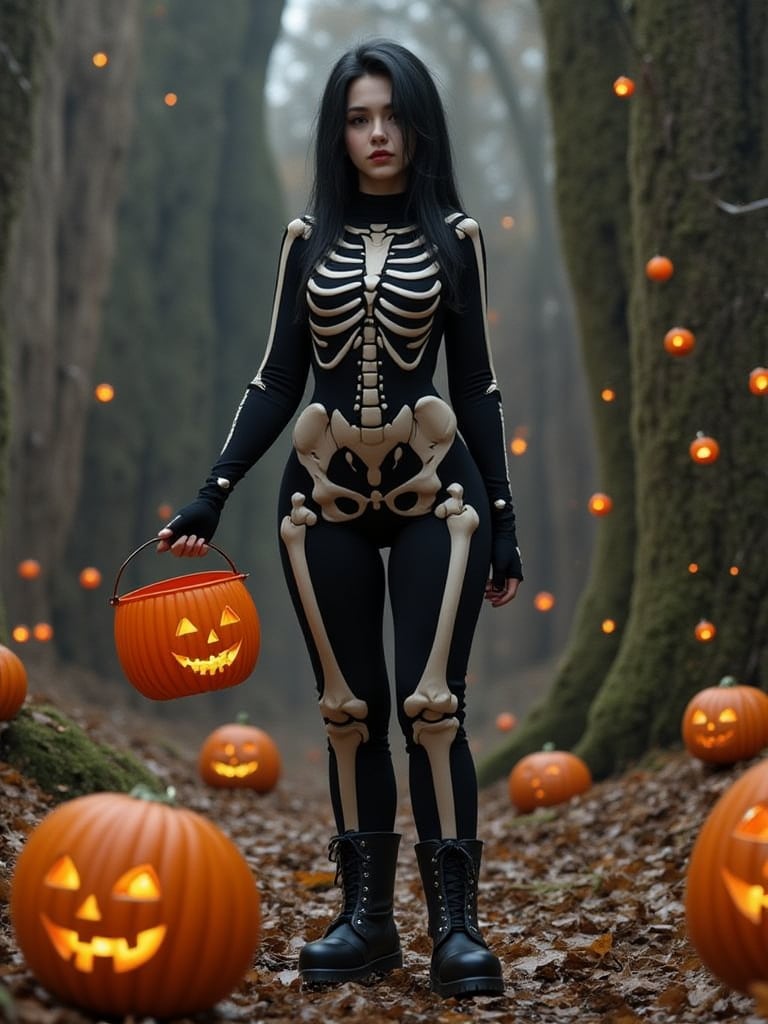remix skeleton girl | image created by Shmuuuuuuler | Tensor.Art