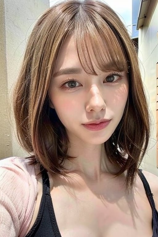 Fringe korean girl | image created by user_683486686142801867 | Tensor.Art