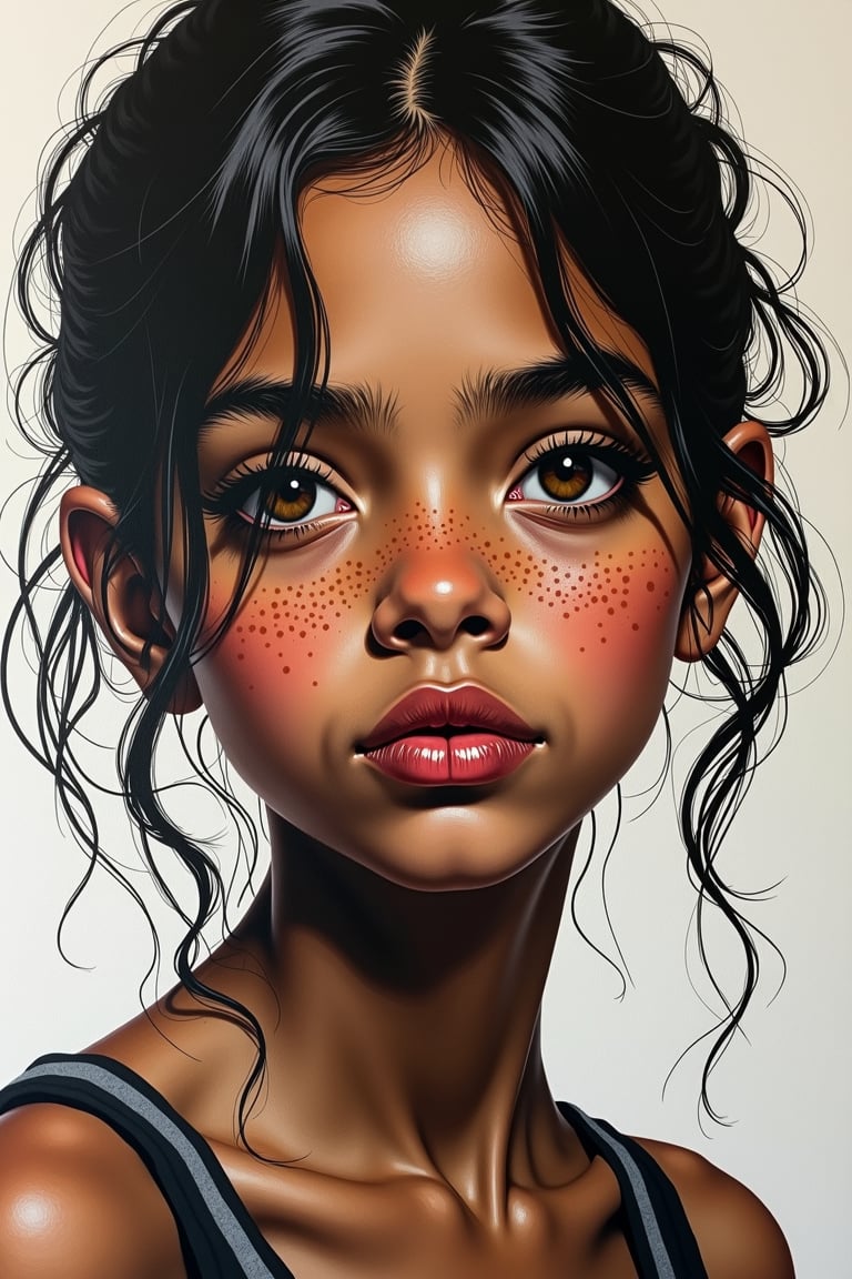 Experimental girl with "charac | image created by Hyper Hypnotic Hydra ...