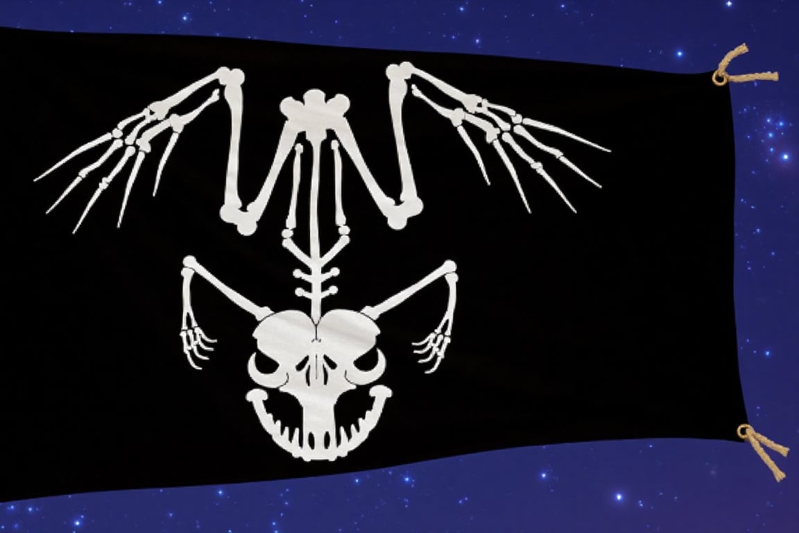 Pirate Flag of a space race | image created by Hyper Hypnotic Hydra ...