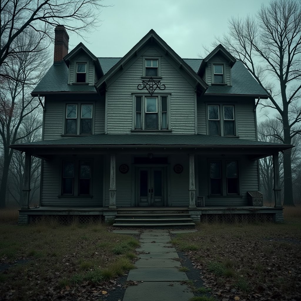 demon house | image created by Sangre Azul 777 | Tensor.Art
