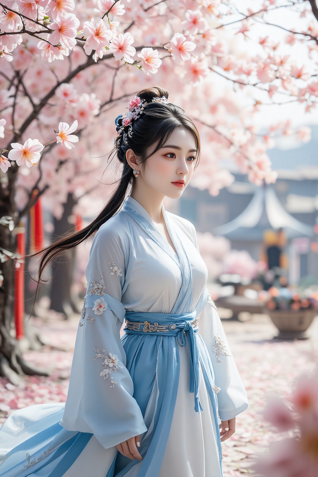 Scenes of Huang Rong in Jin Yo | image created by Foxman G1 | Tensor.Art