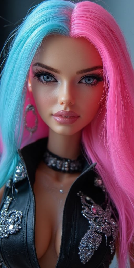 a close-up of a barbie doll wi | image created by JohnWick4 | Tensor.Art