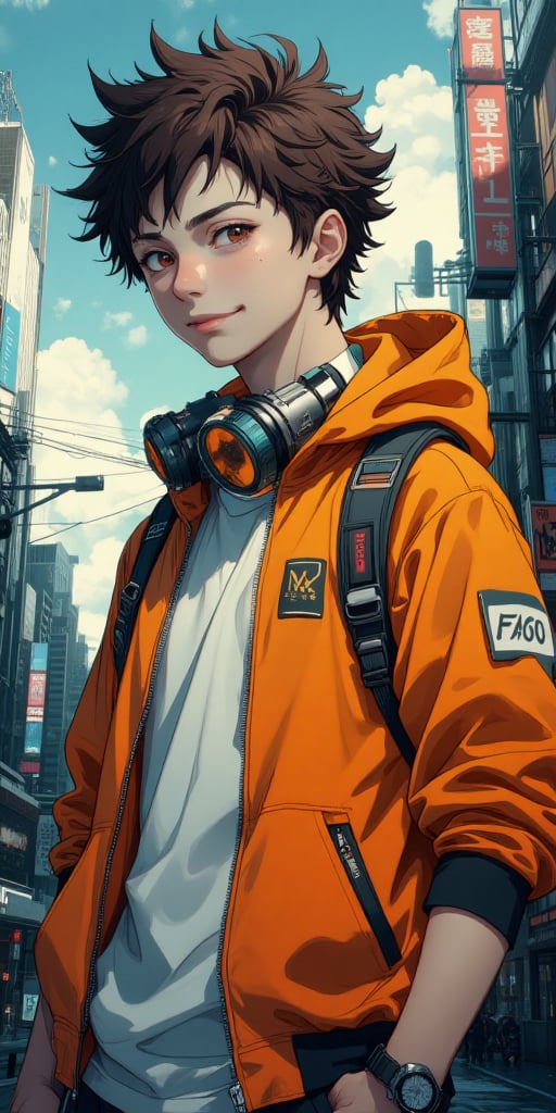1boy, male cartoon anime, focu | image created by Sam6 | Tensor.Art