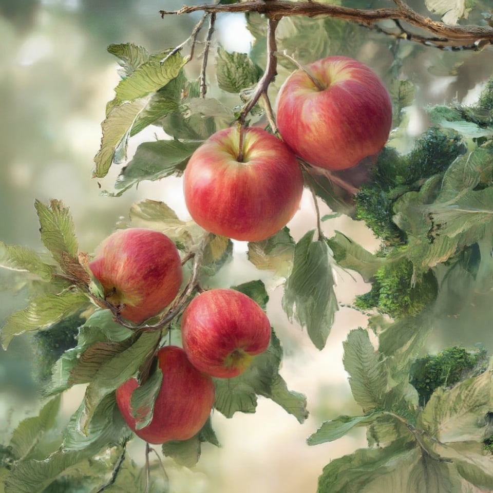 ((Apple)), apples, apples on t | image created by Zeta.Cheng | Tensor.Art